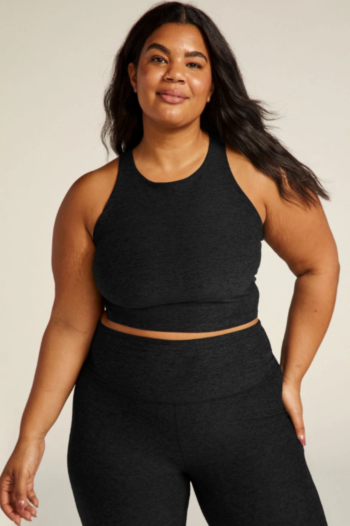 Spacedye Refocus Cropped Tank | Darkest Night – Collected by Sarah Sullivan